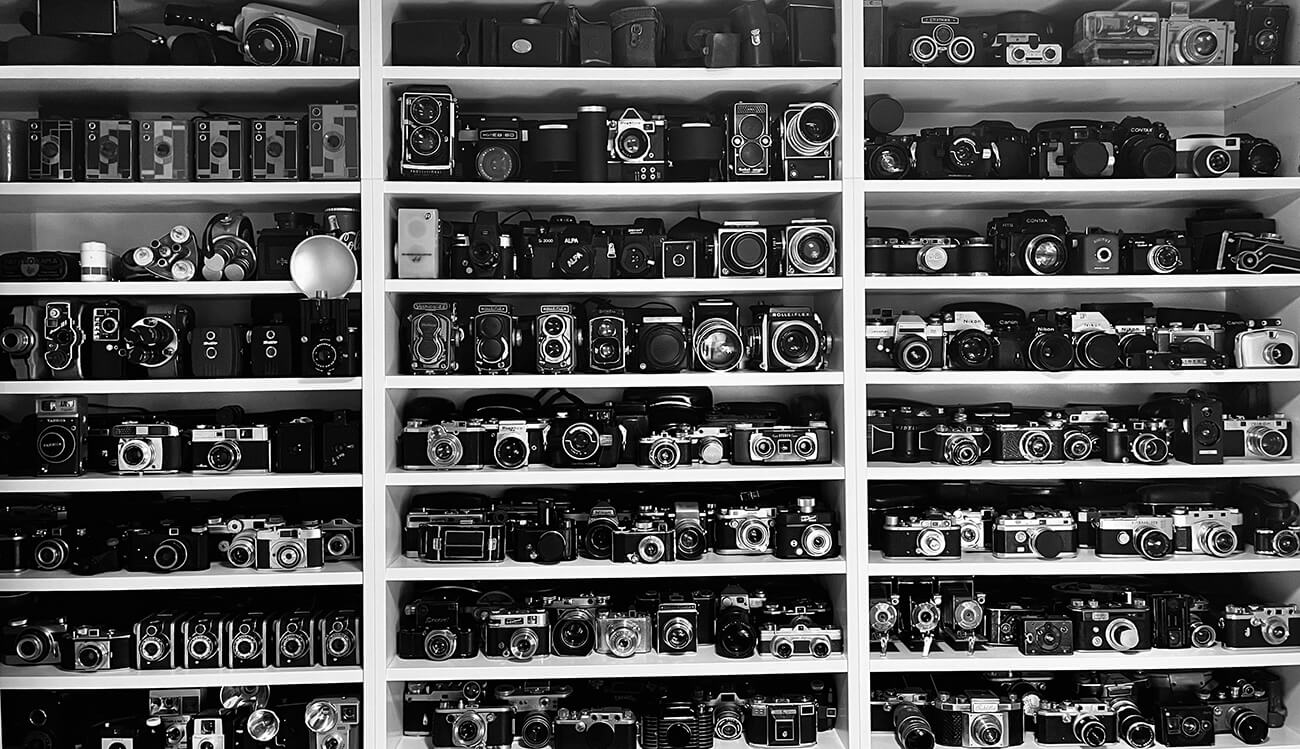 Sharing a life obsession for cameras through a... | Photo Article